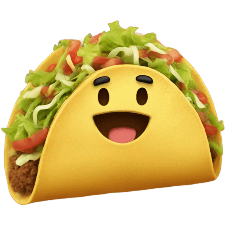Taco singing emoji | AI Emoji Generator