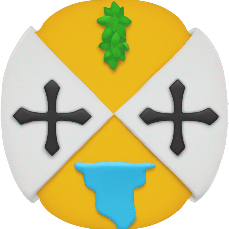 cross on simple background emoji | AI Emoji Generator