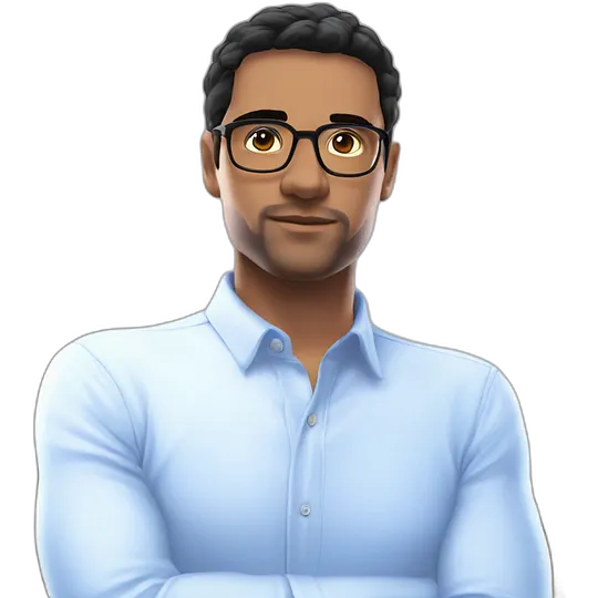 cool guy with glasses emoji | AI Emoji Generator