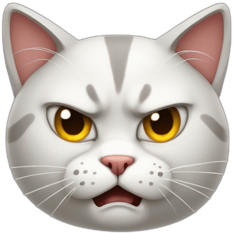 Angry cat emoji | AI Emoji Generator
