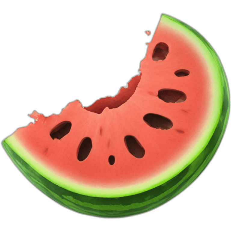 Smashed watermelon emoji | AI Emoji Generator