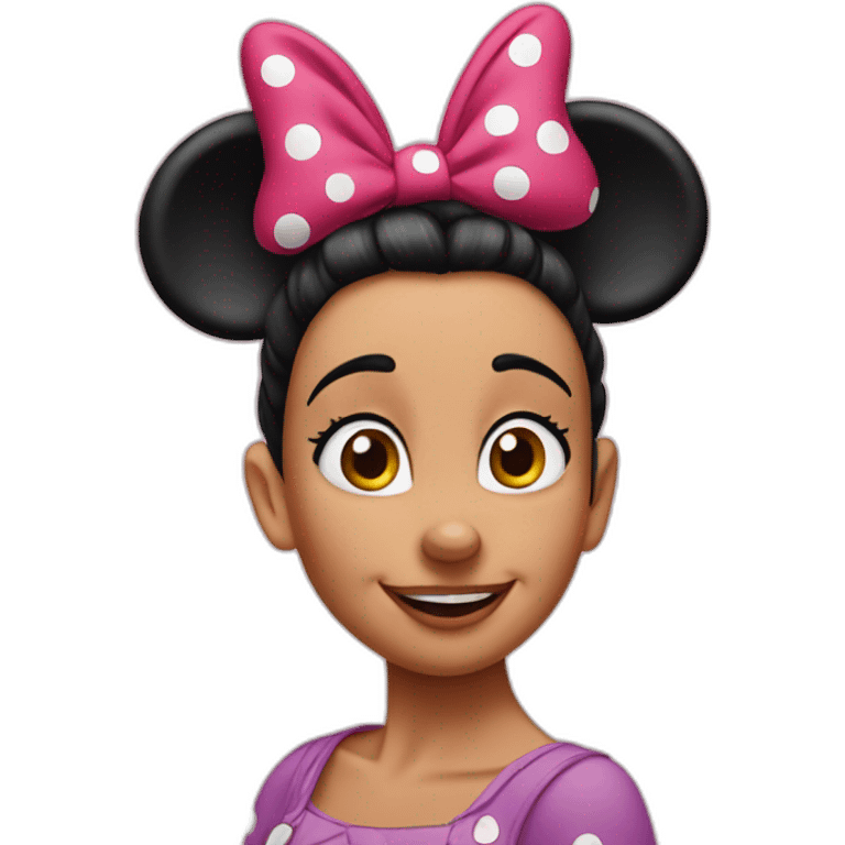 Minnie mouse emoji | AI Emoji Generator
