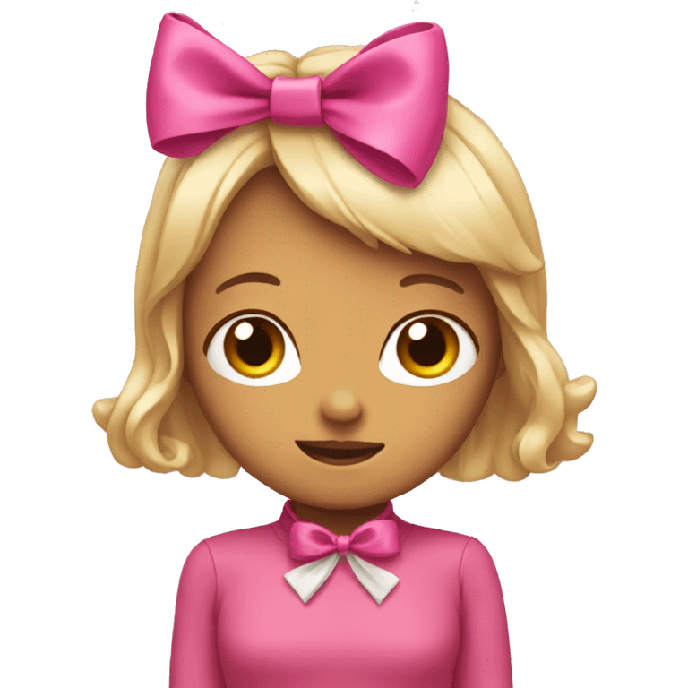 Pink bow emoji | AI Emoji Generator