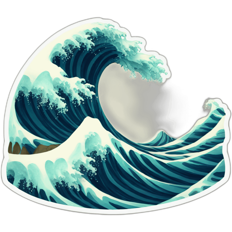 Wave emoji