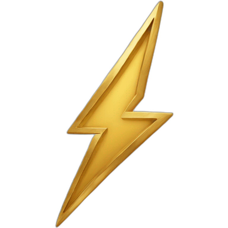 gold-lightning-bolt emoji | AI Emoji Generator