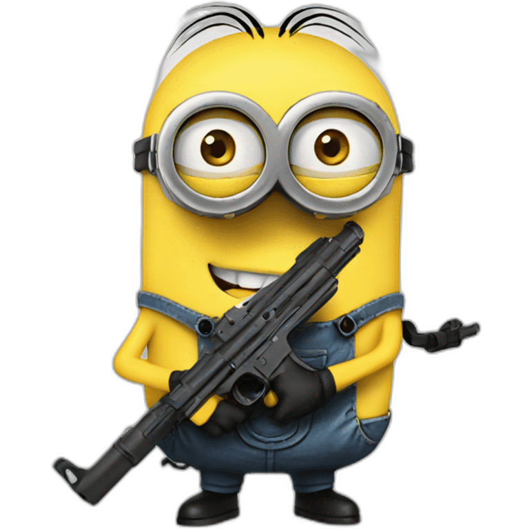 Minions with gun emoji | AI Emoji Generator