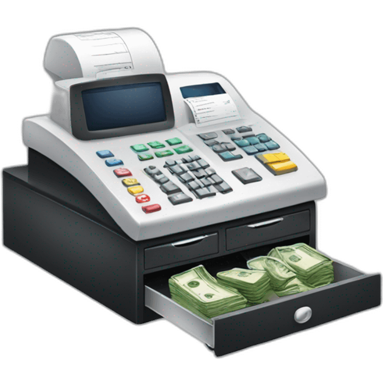 Cash register invoice emoji | AI Emoji Generator