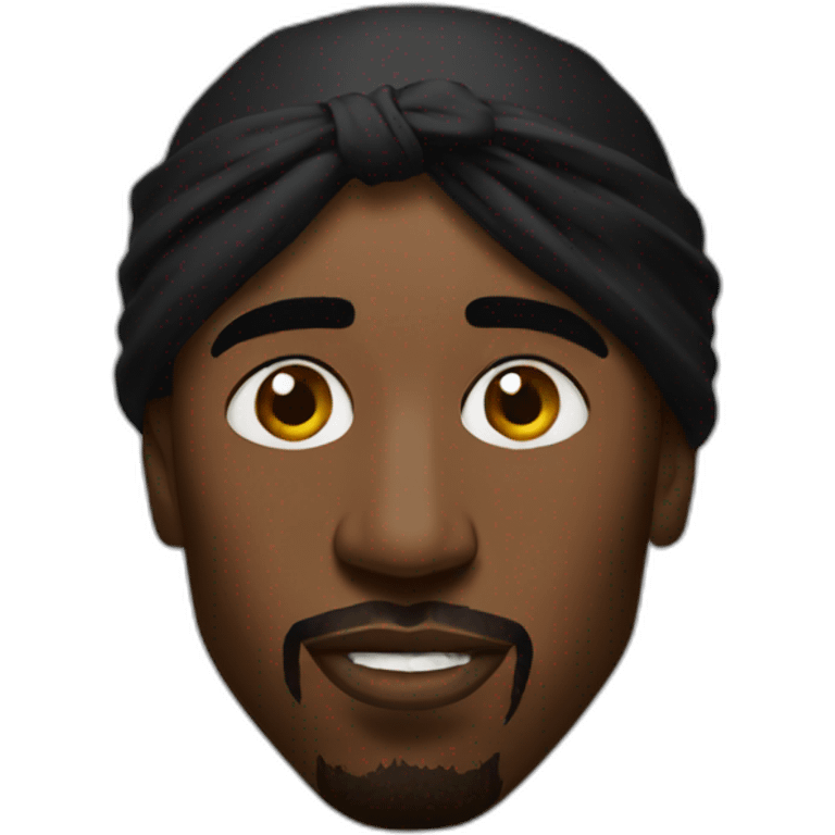 Tupac emoji | AI Emoji Generator