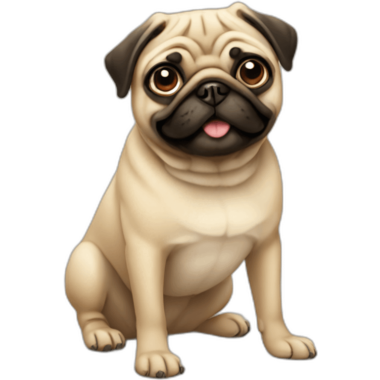 Pug emoji | AI Emoji Generator