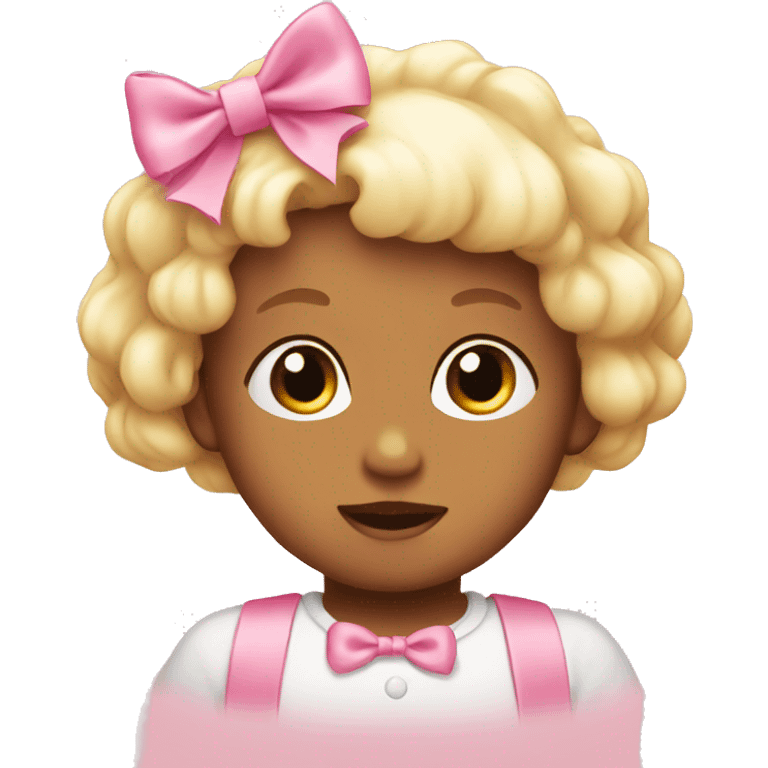 baby pink bow emoji | AI Emoji Generator