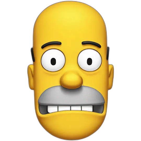 Homer Simpson emoji | AI Emoji Generator