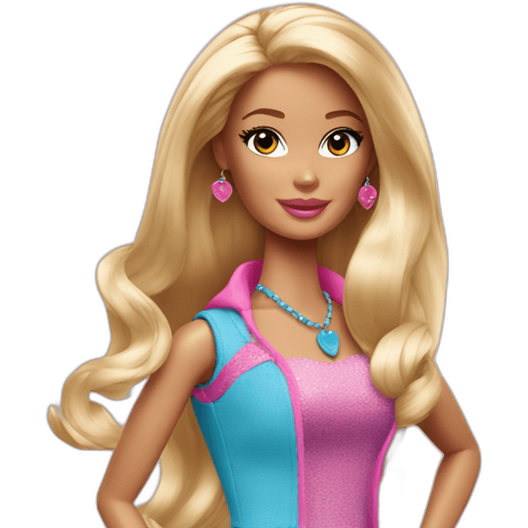 Barbie emoji | AI Emoji Generator