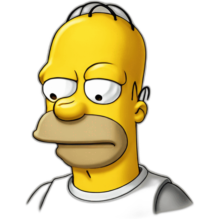 Homer Simpson emoji | AI Emoji Generator