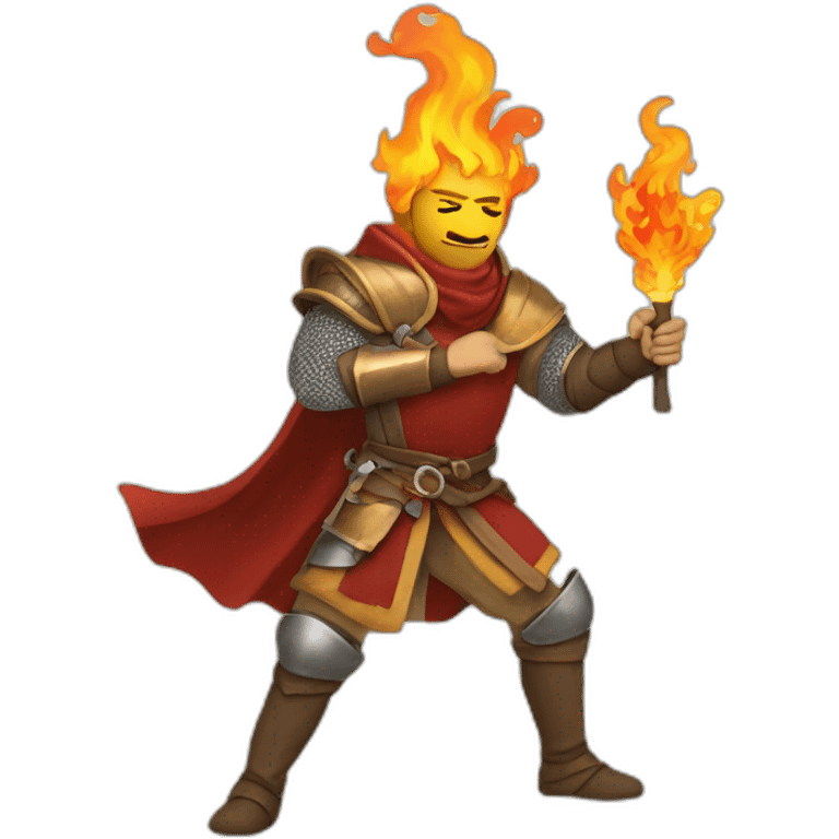 medieval firebreather emoji | AI Emoji Generator