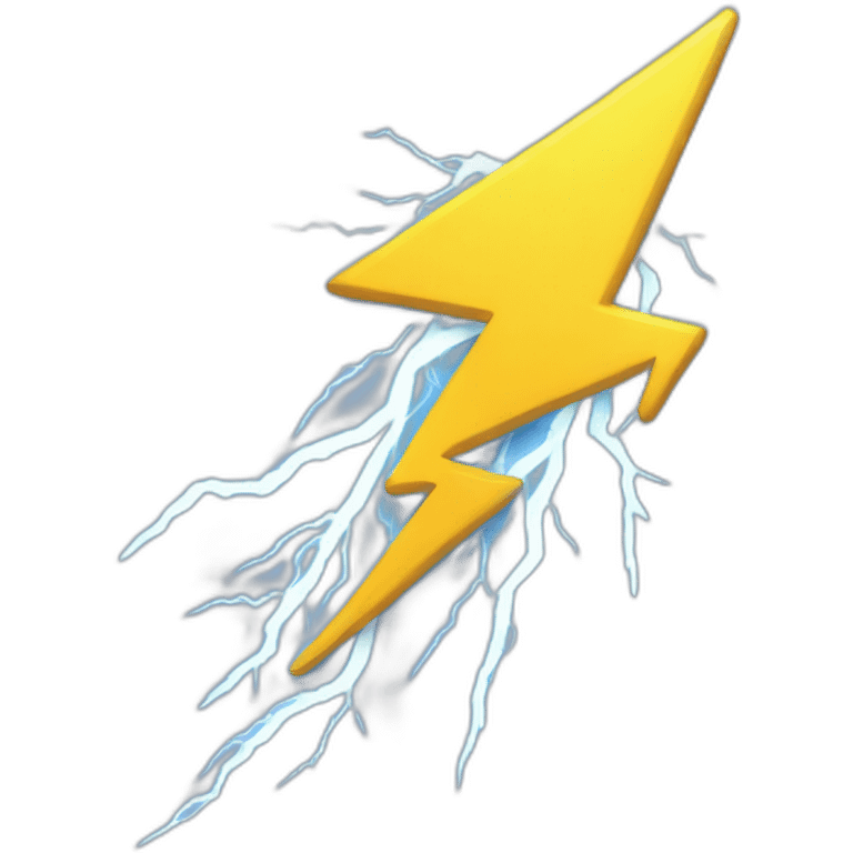 lightning emoji