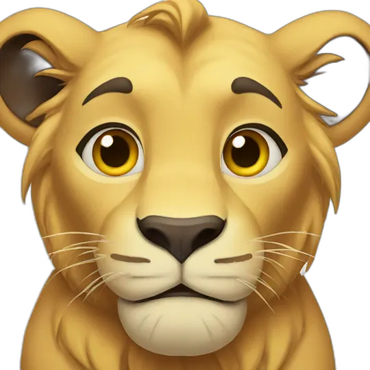 Simba emoji | AI Emoji Generator