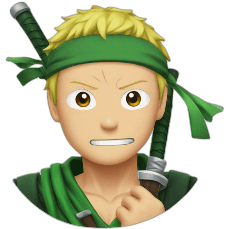 Roronoa zoro emoji | AI Emoji Generator