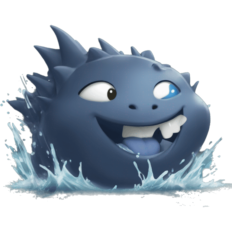 vicious water pokemon day portrait emoji | AI Emoji Generator