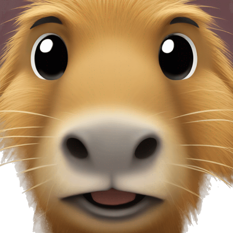 Capybara with Bob emoji