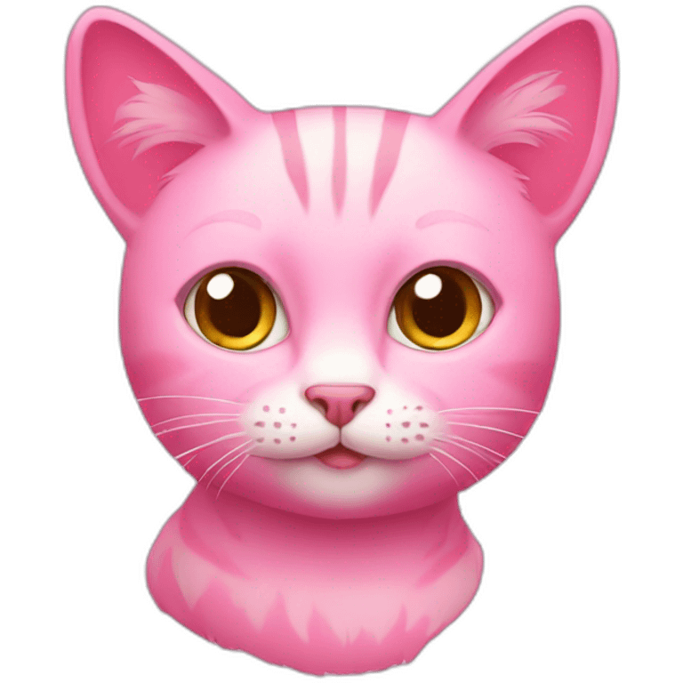 Pink cat emoji | AI Emoji Generator