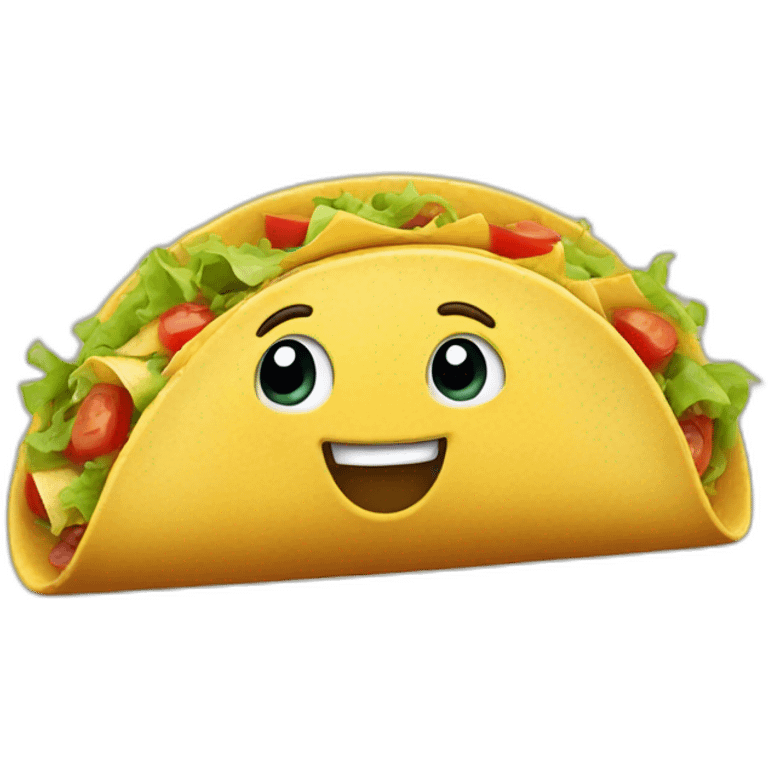 excited taco emoji | AI Emoji Generator