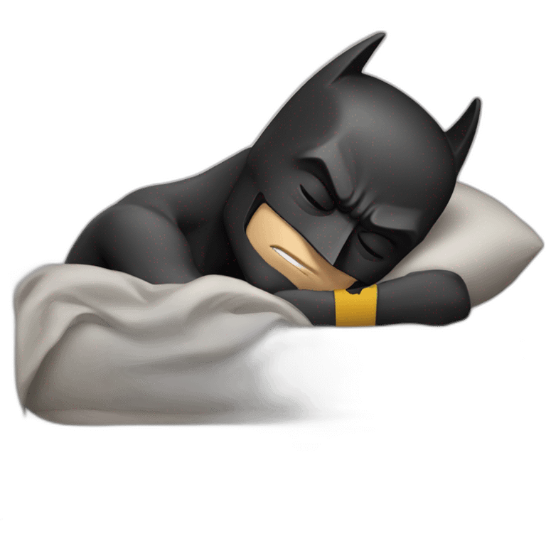 batman sleeping emoji | AI Emoji Generator